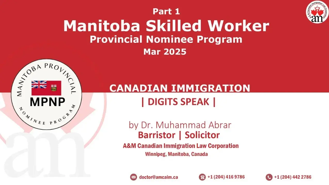 Manitoba Skilled Worker-Provincial Nominee Program (MPNP) Trends & Prediction: Part-1 | A&M ...